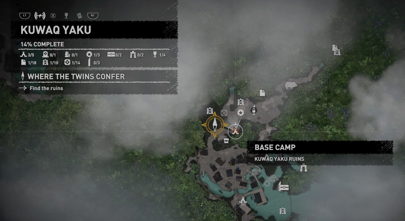 Shadow of the Tomb Raider Kuwaq Yaku Collectibles Guide - Base Camps